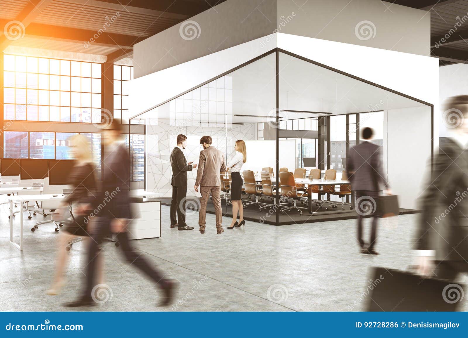 Conference Room Corner, People Stock Photo - Image of modern ...