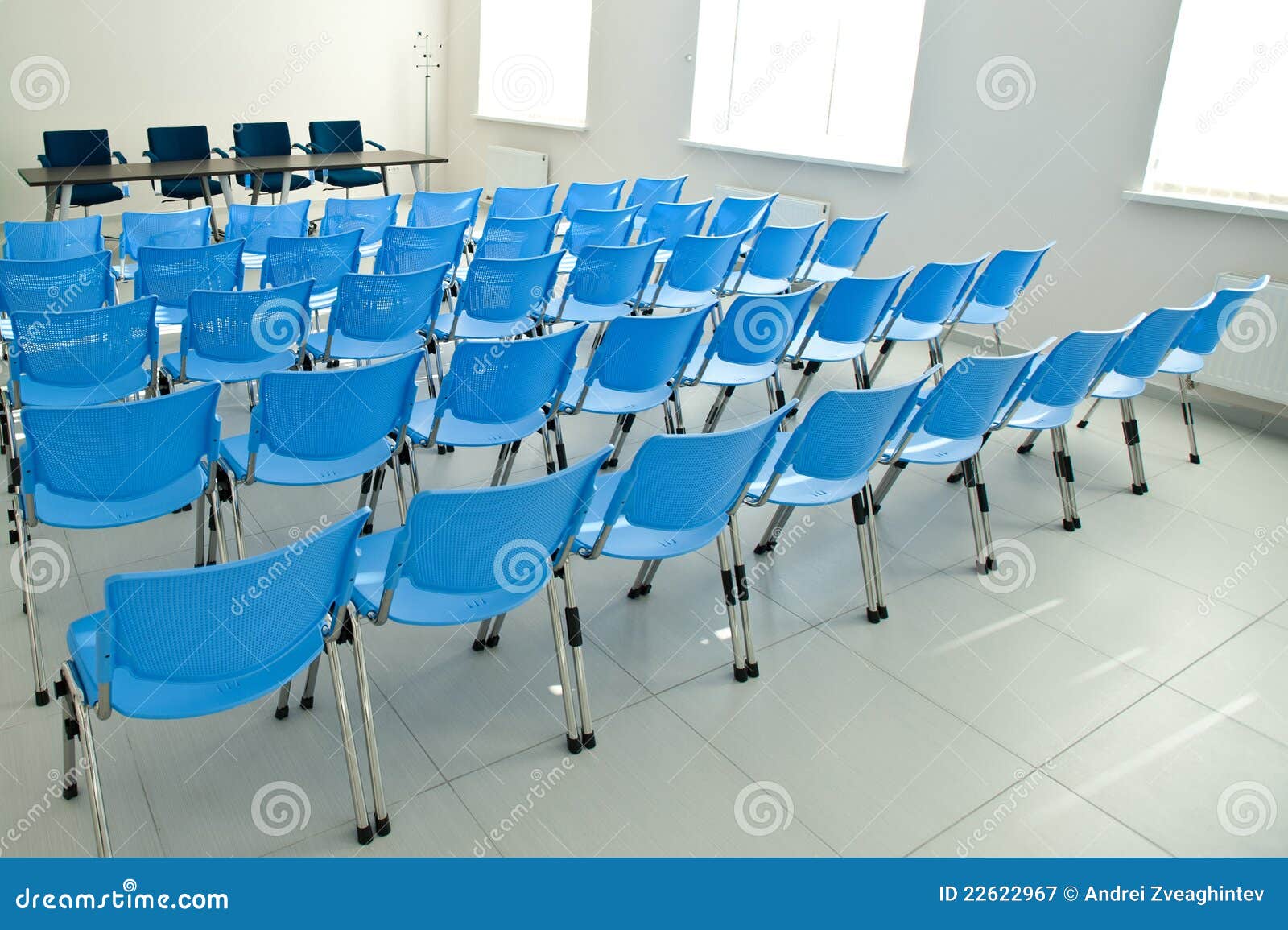 A Conference Room with Empty Chairs Stock Image - Image of corporation ...