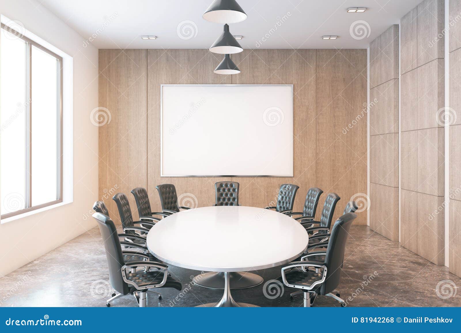 Conference room front stock illustration. Illustration of meeting ...