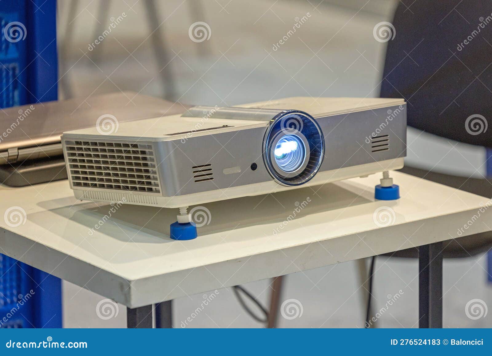 Conference Room Laser Projector Stock Image - Image of office, tech ...