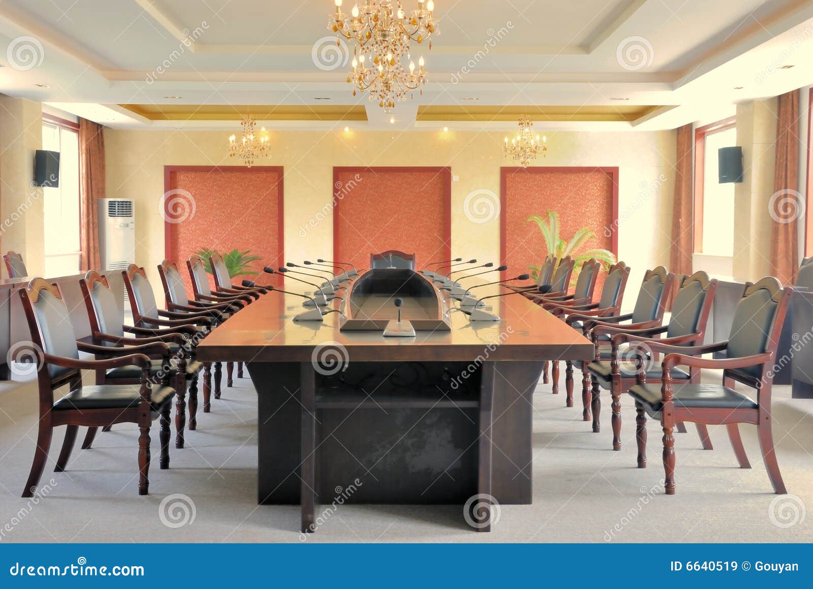 Conference room layout stock image. Image of indoor, diagram - 6640519