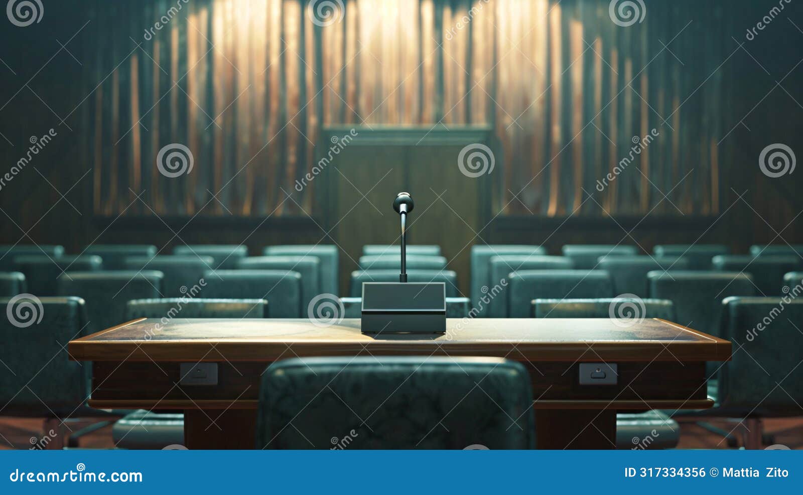 The Conference Room Ready for the Interview Stock Photo - Image of ...