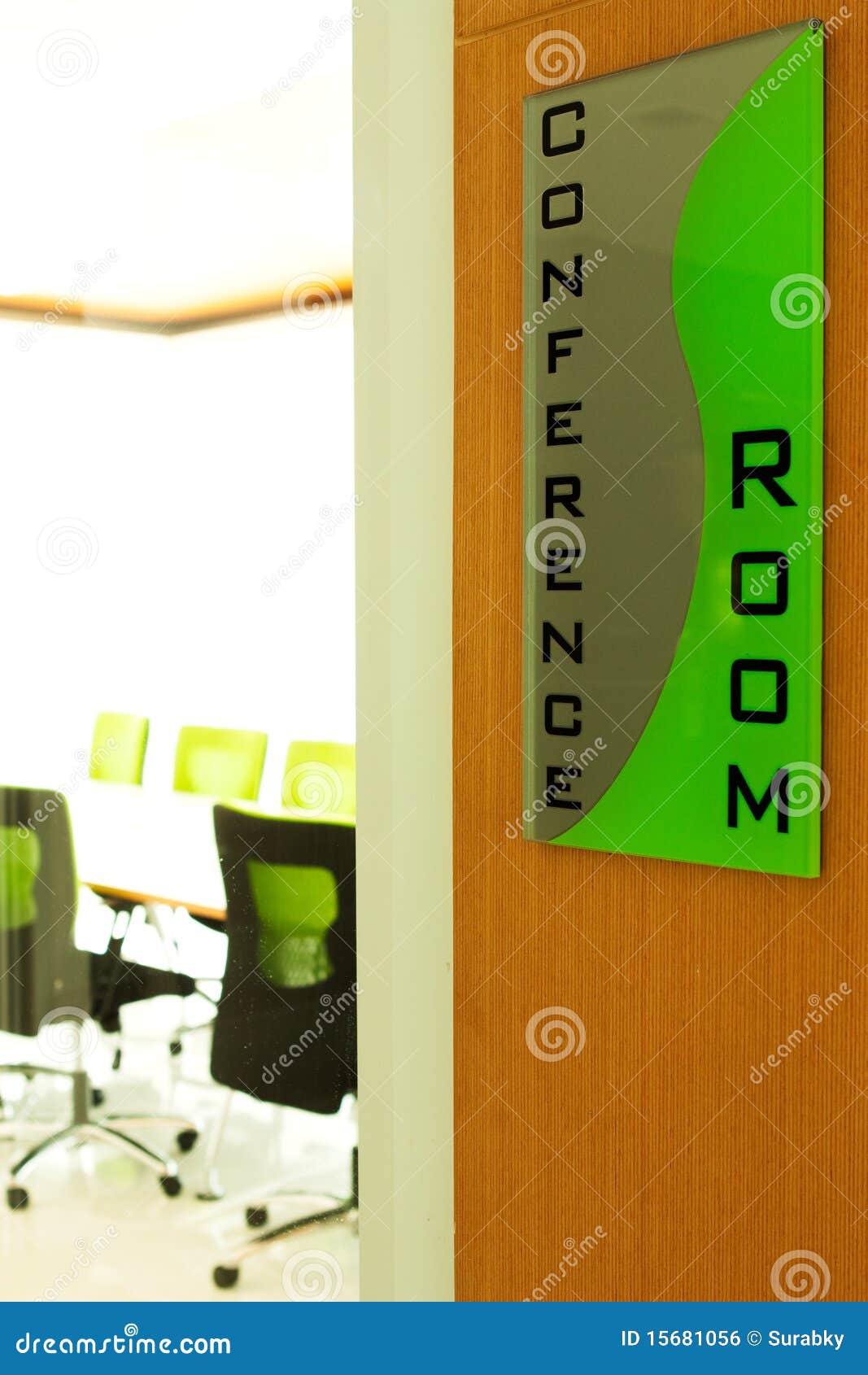 Conference room sign stock photo. Image of corporate - 15681056