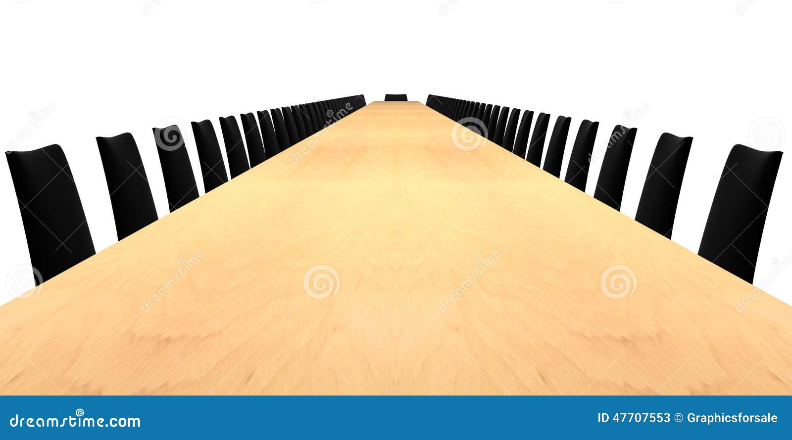 Conference Room Table stock illustration. Illustration of corporate ...