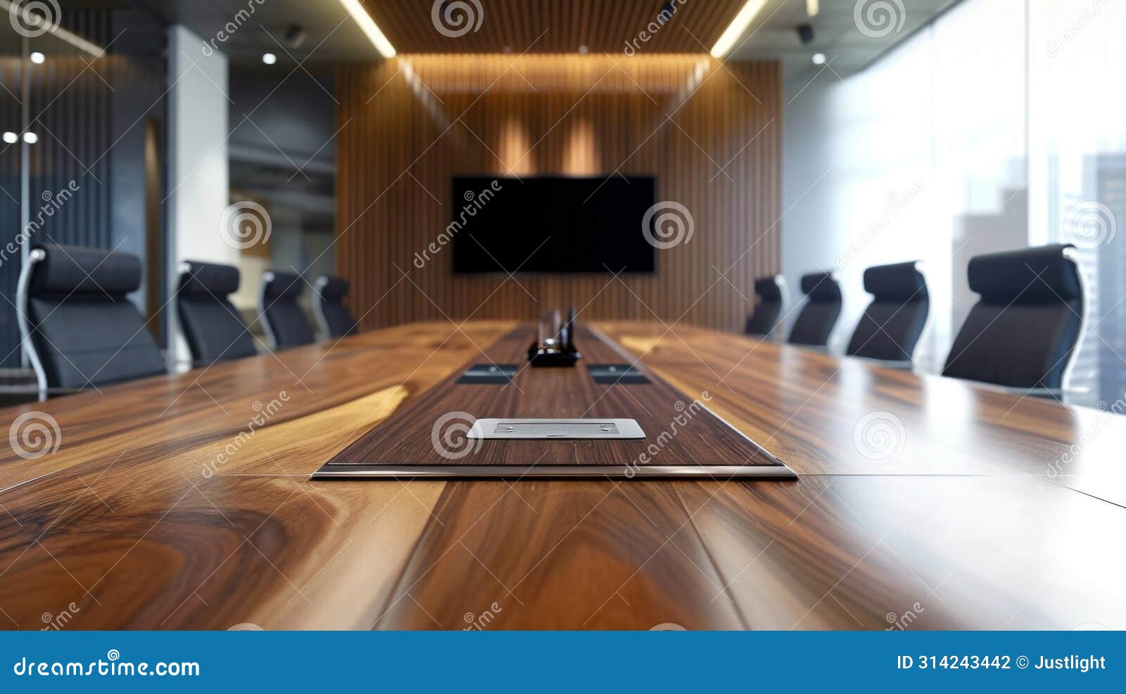 A Conference Room Table with Hidden Cable Management Systems Showcases ...