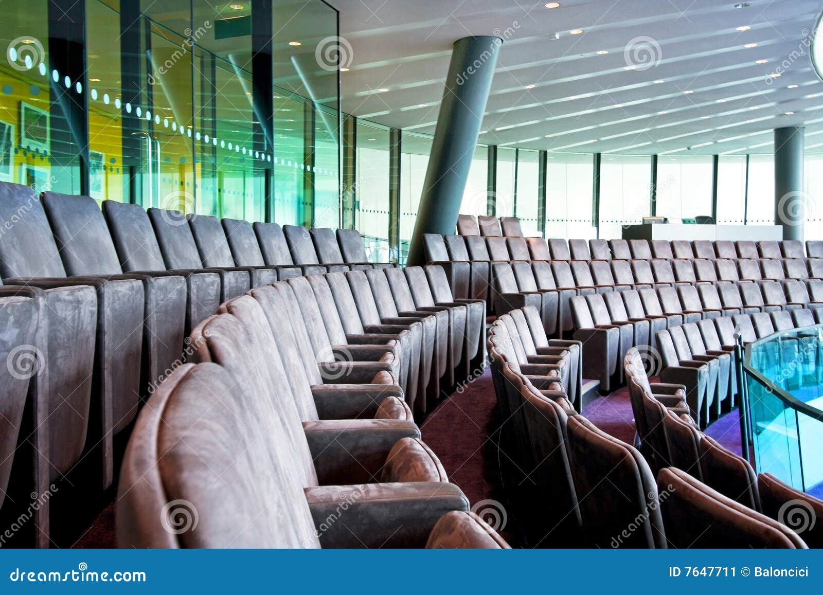 Conference seat stock image. Image of public, round, business - 7647711
