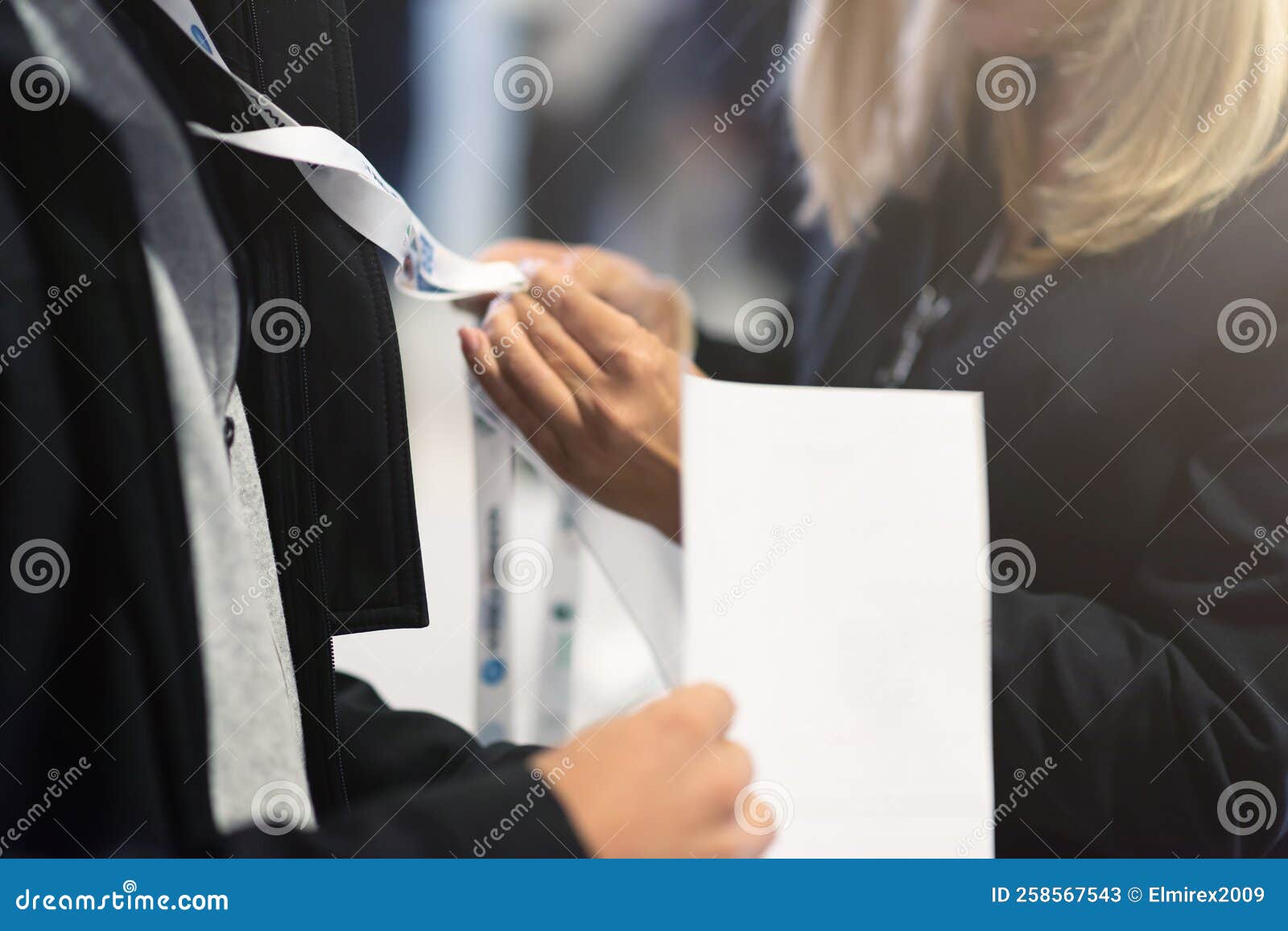 Conference Staff Member Scan a QR Code from Attendee upon Arrival To ...