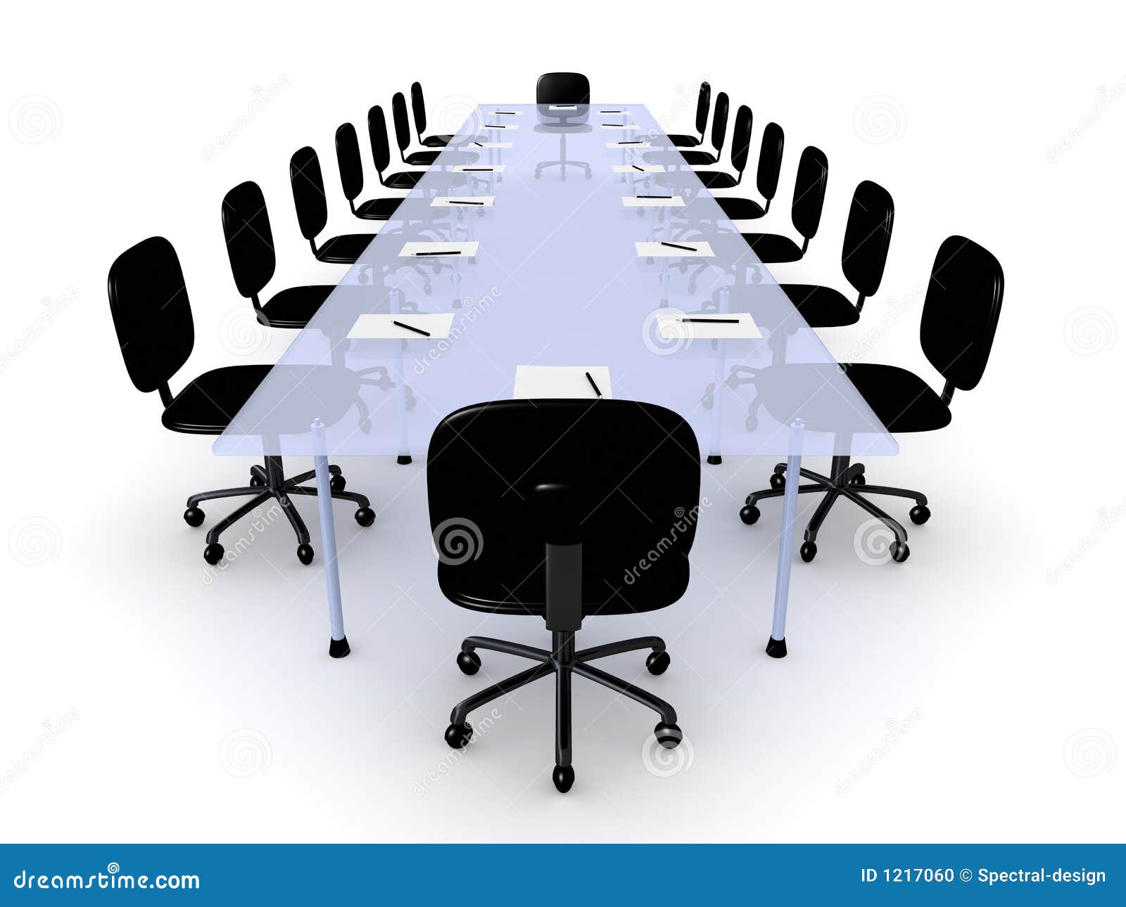 Conference Table stock illustration. Illustration of company - 1217060