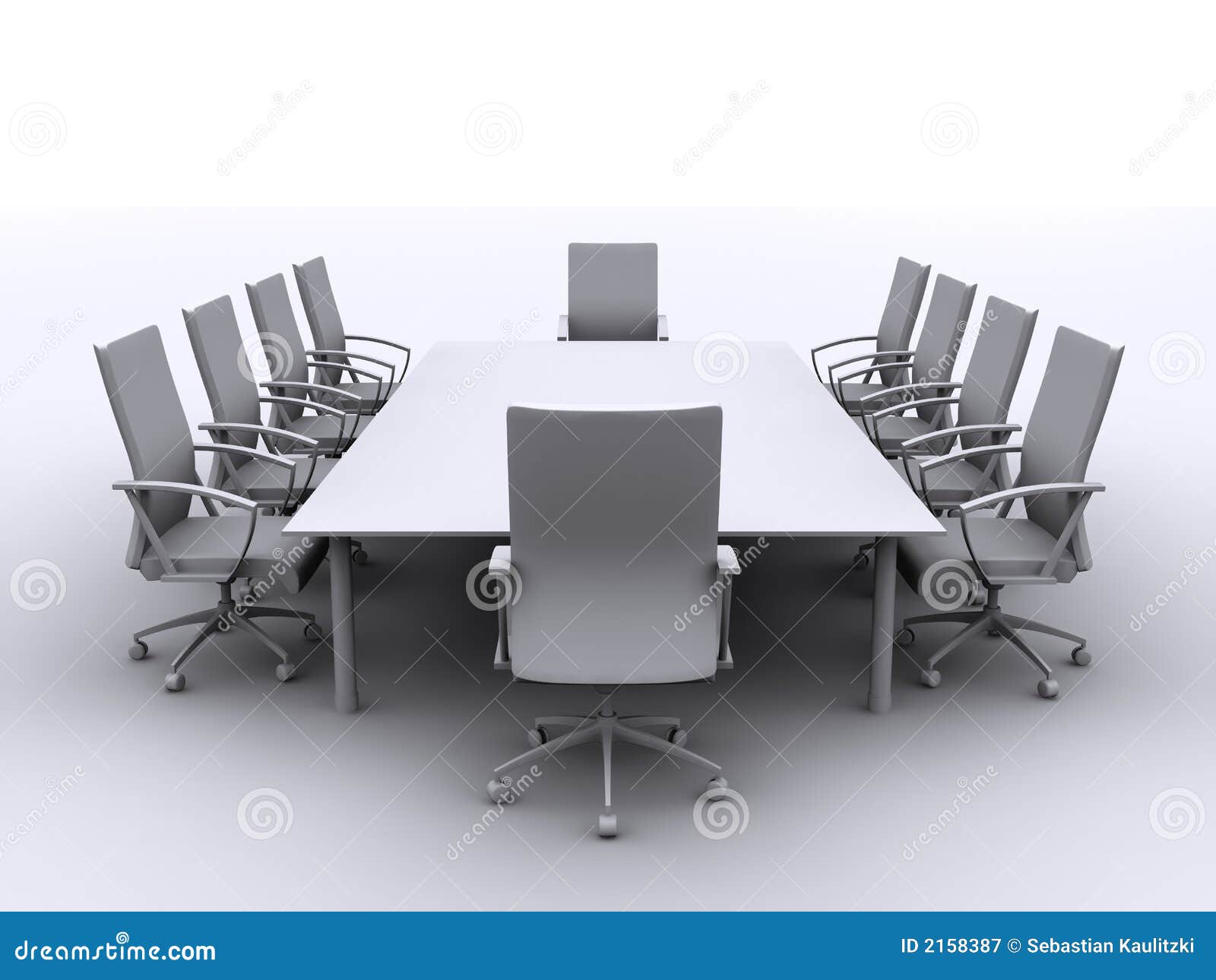 Conference table stock illustration. Illustration of isolated - 2158387