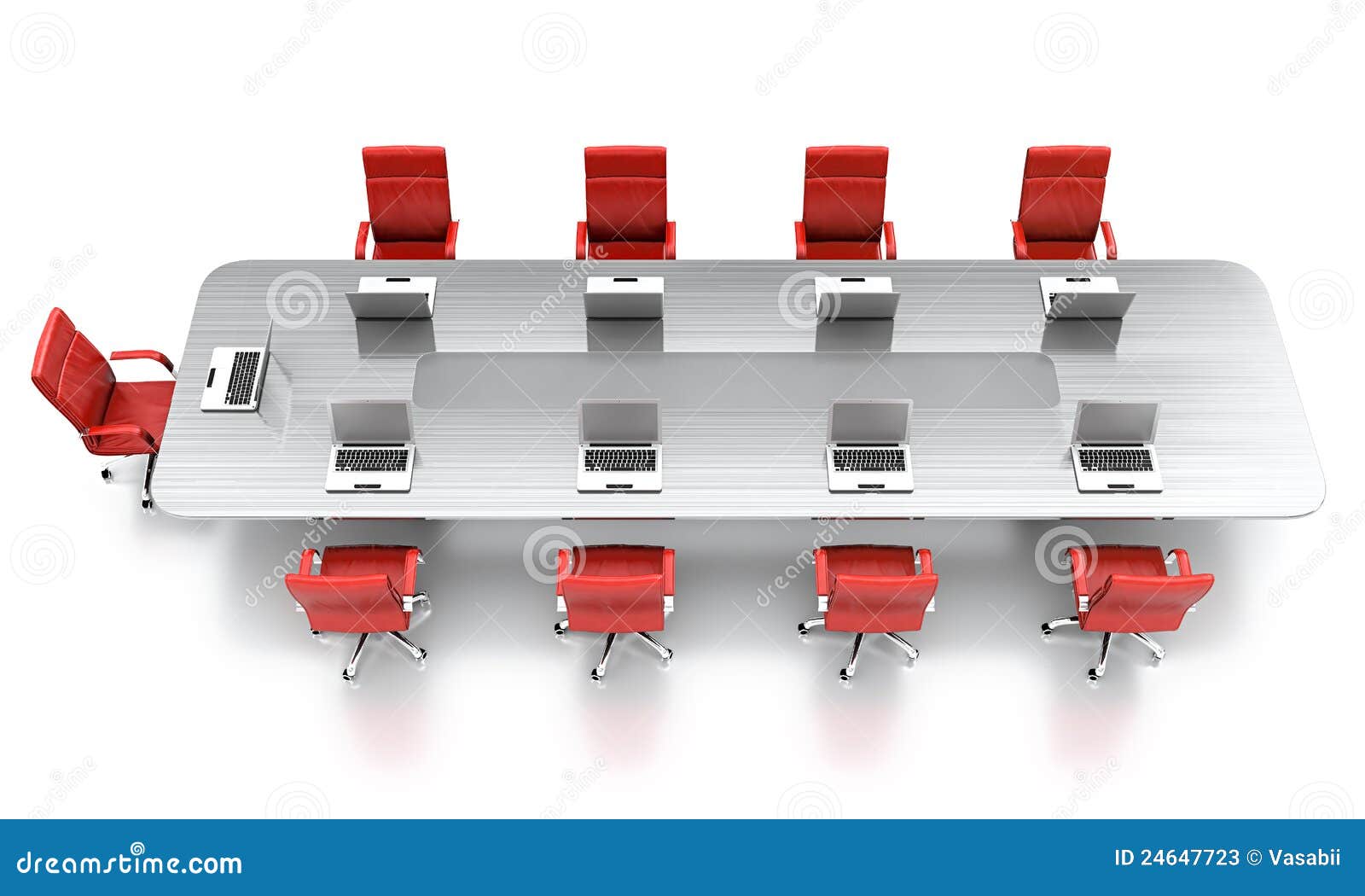 Conference table. stock illustration. Illustration of boardroom - 24647723