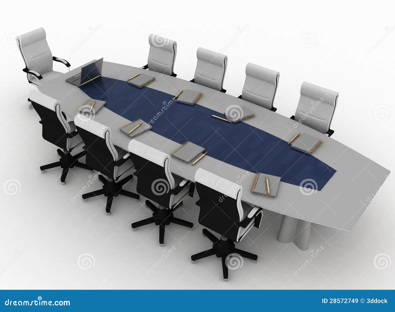 Conference Table stock illustration. Illustration of desktop - 28572749