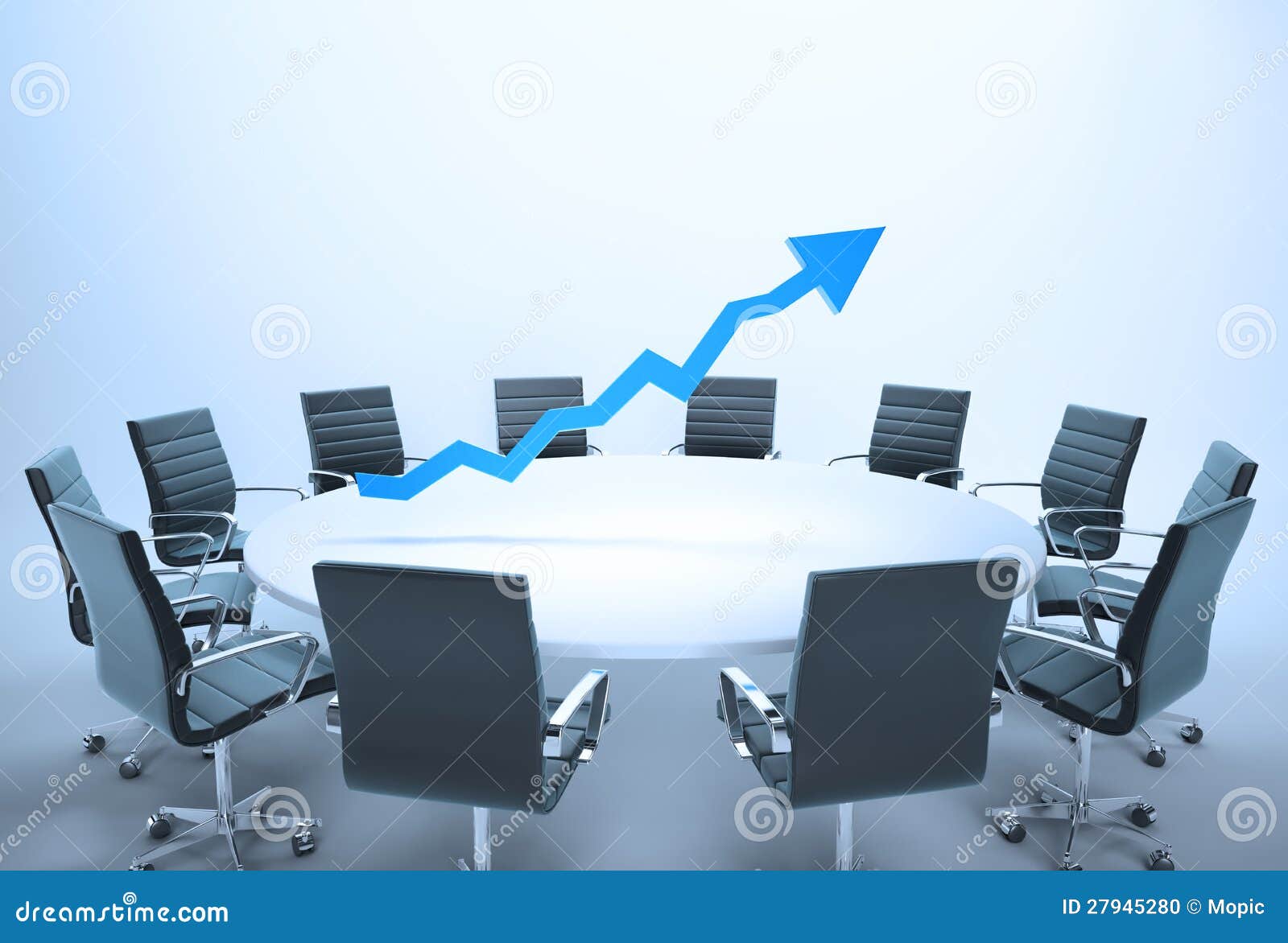 Conference table graph stock illustration. Illustration of board - 27945280