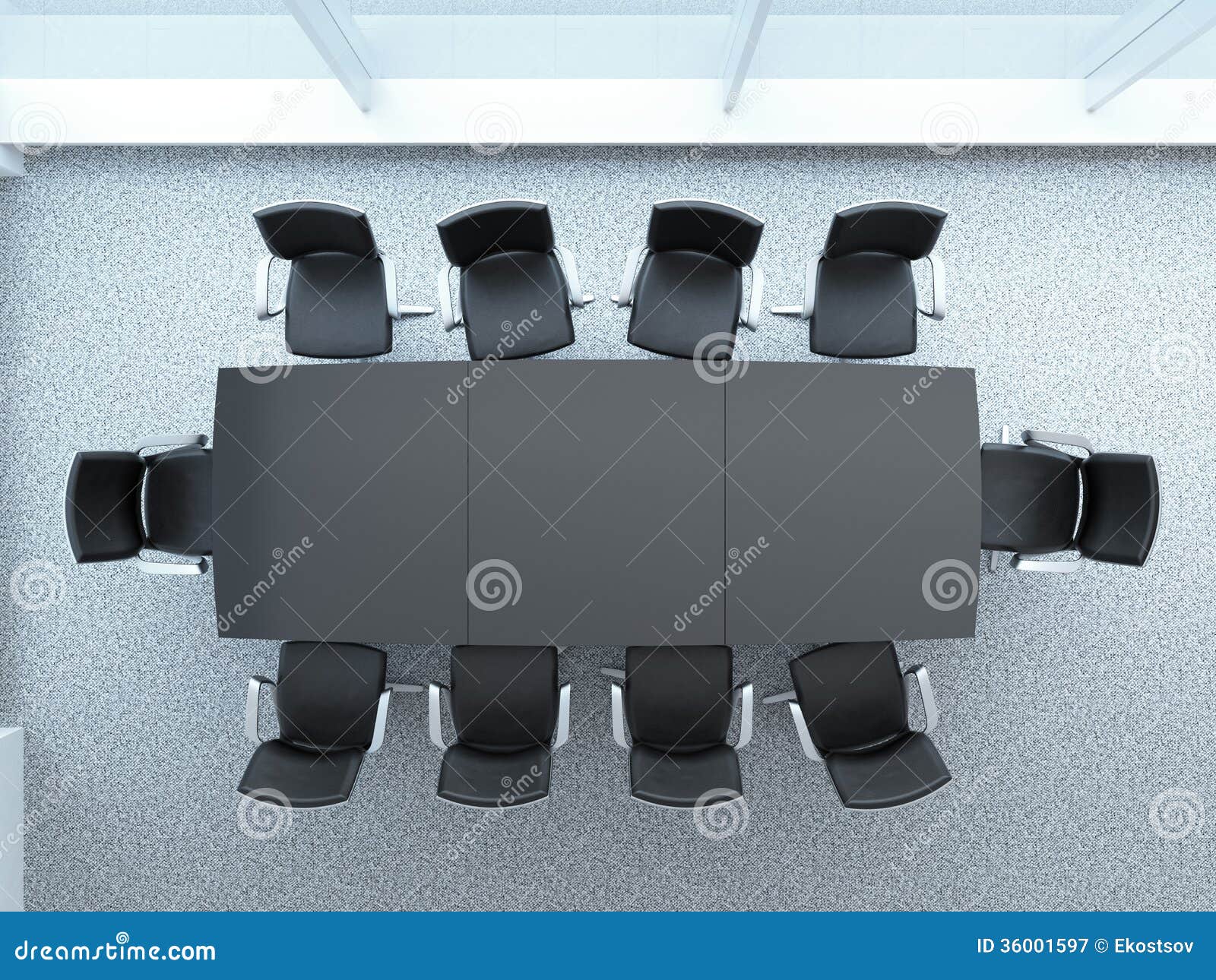 Conference table stock image. Image of furniture, black - 36001597