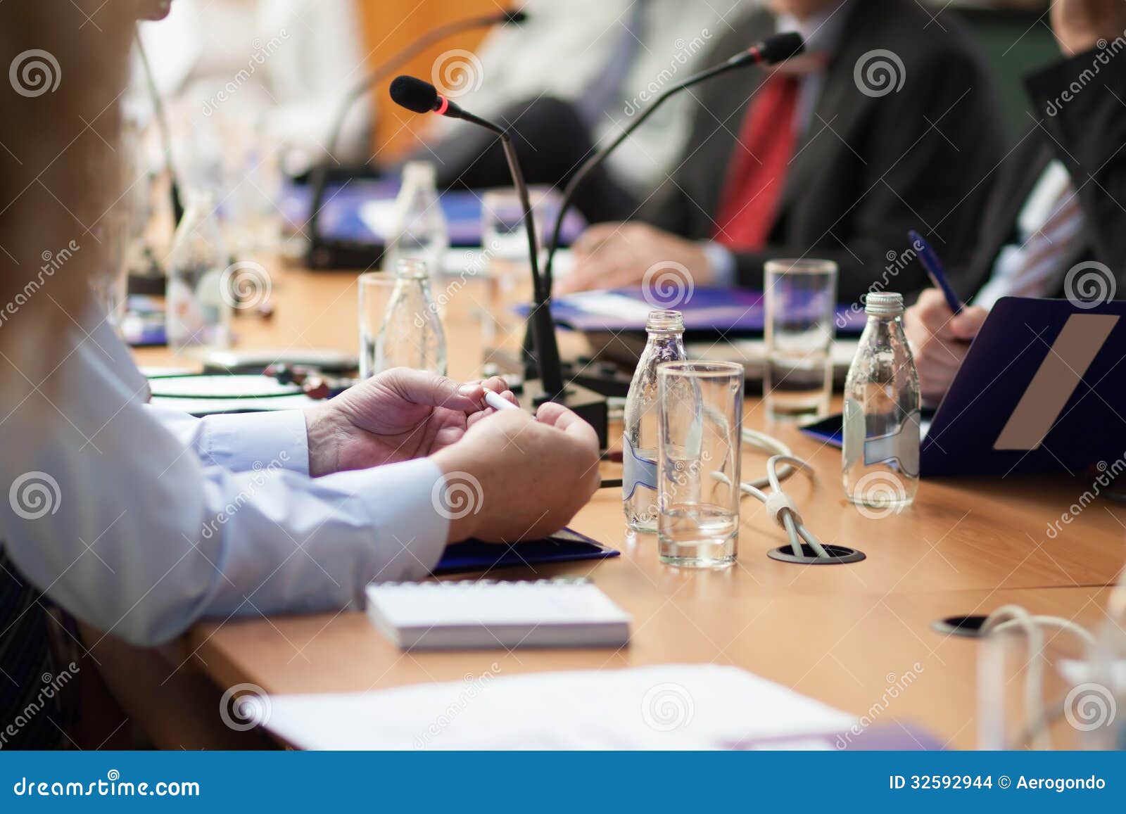 Conference table stock photo. Image of indoors, furniture - 32592944