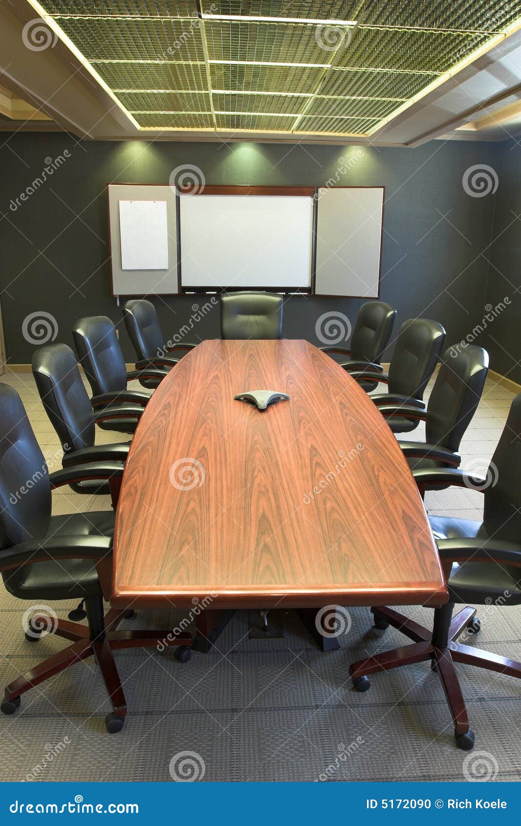 Conference Table W/Blank Whiteboard - Vertical Stock Photo - Image of ...