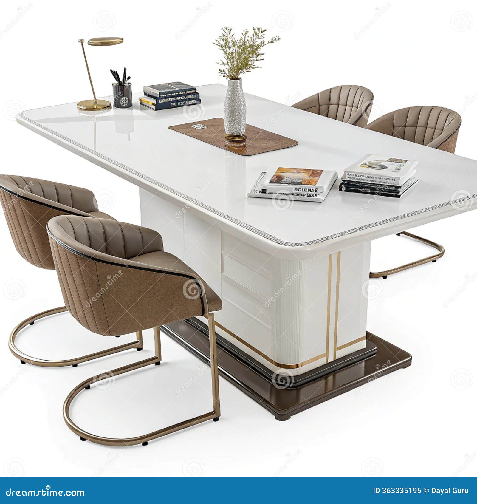 Conference Tables Vector Element Stock Illustration - Illustration of ...