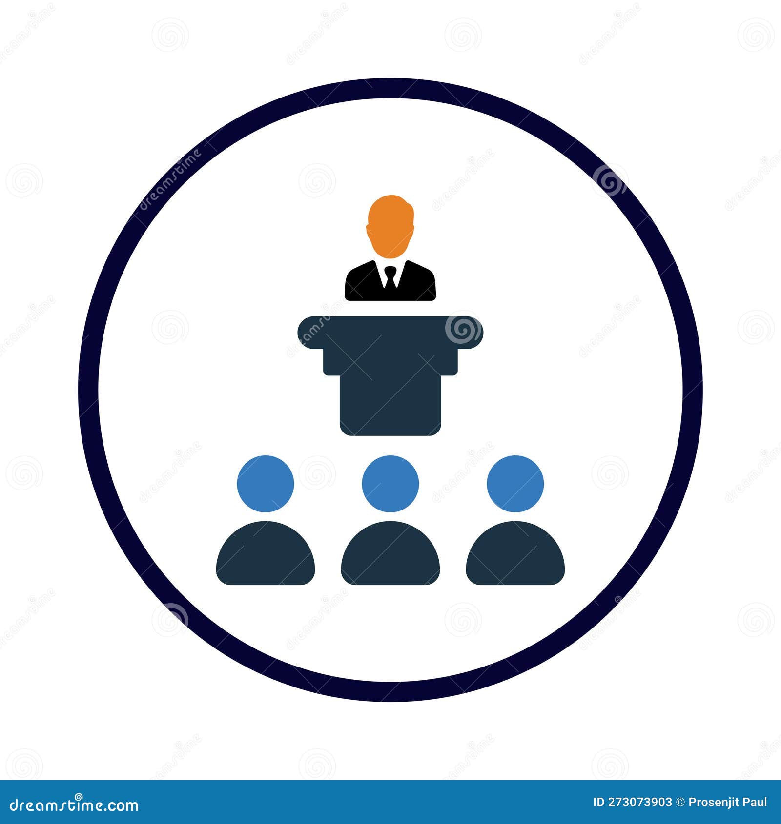 Conference, Training , Meeting, Speaker, Business Conference Icon Stock ...