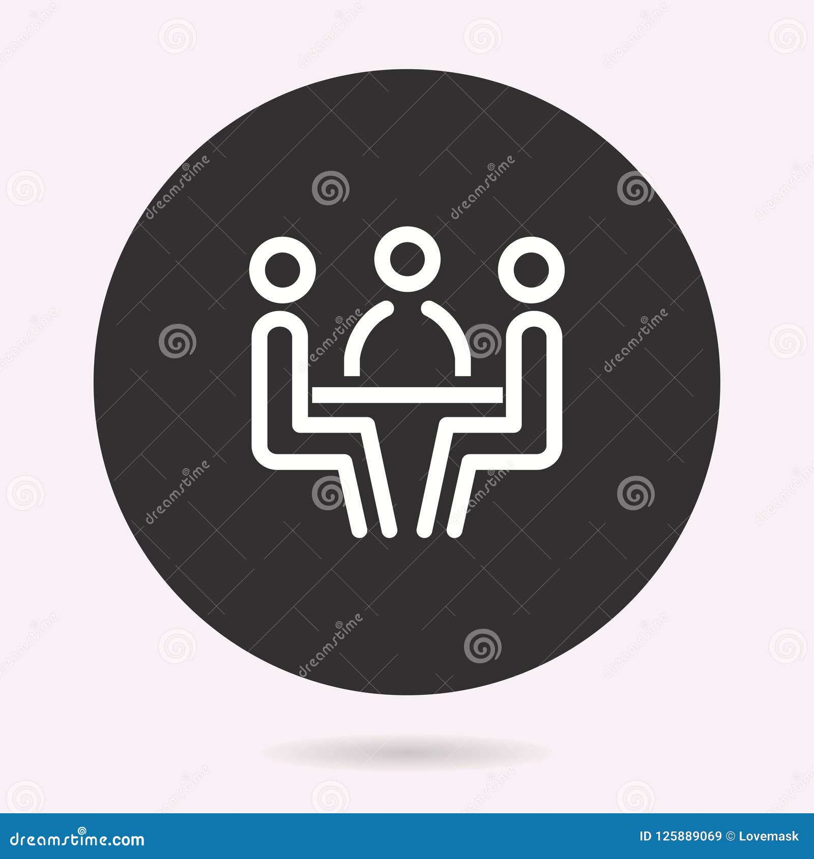 Conference - Vector Icon. Illustration Isolated. Simple Pictogram ...