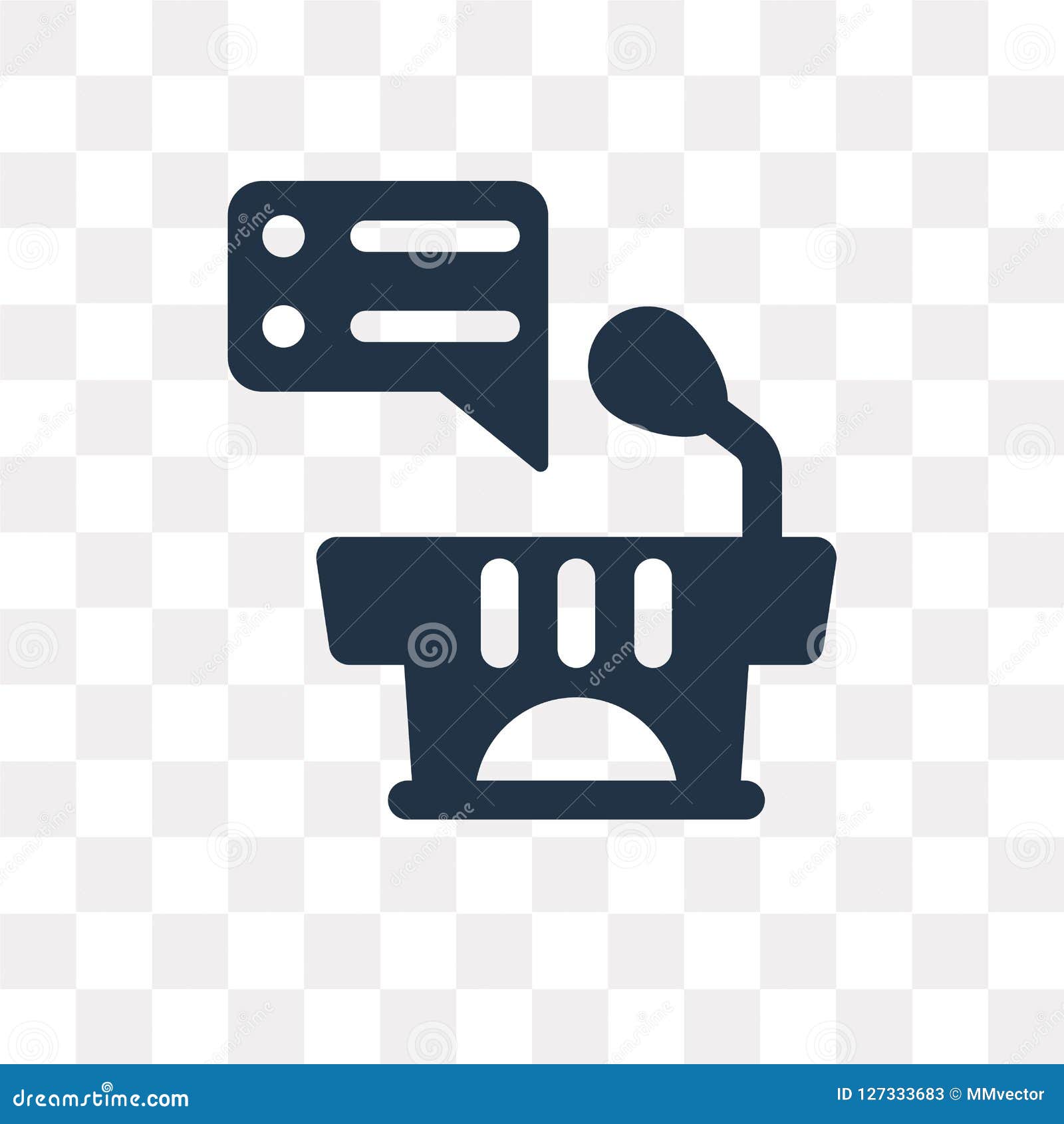 Conference Vector Icon Isolated on Transparent Background, Conference ...