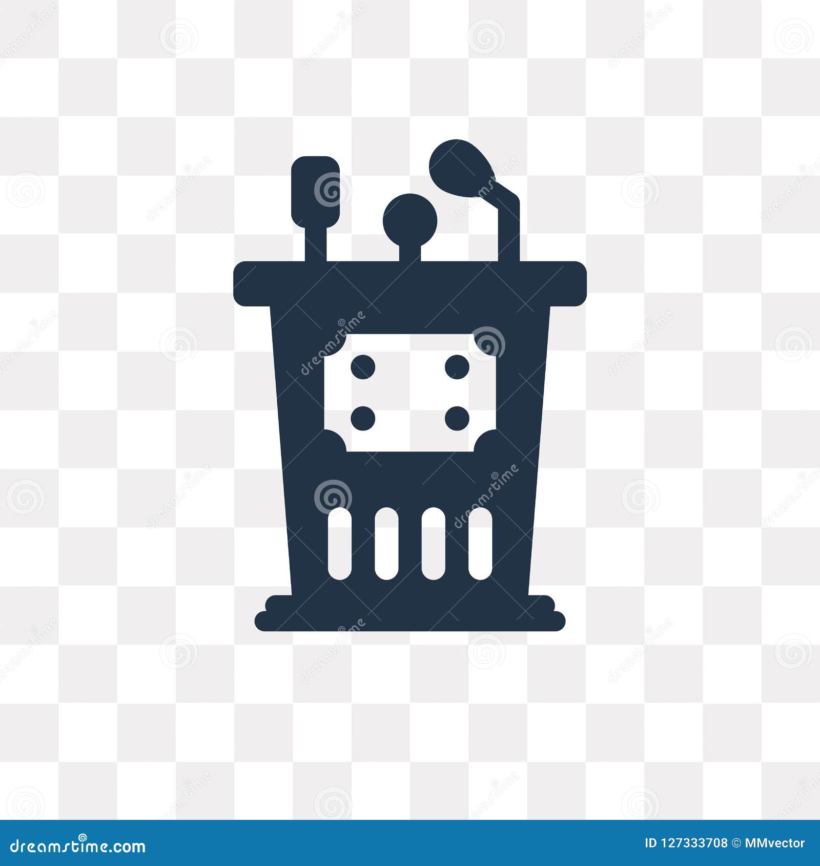 Conference Vector Icon Isolated on Transparent Background, Conference ...