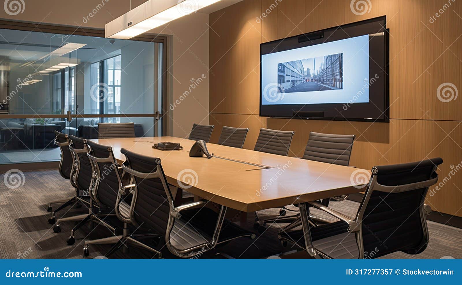 Conferencing Conference Room Technology Stock Illustration ...