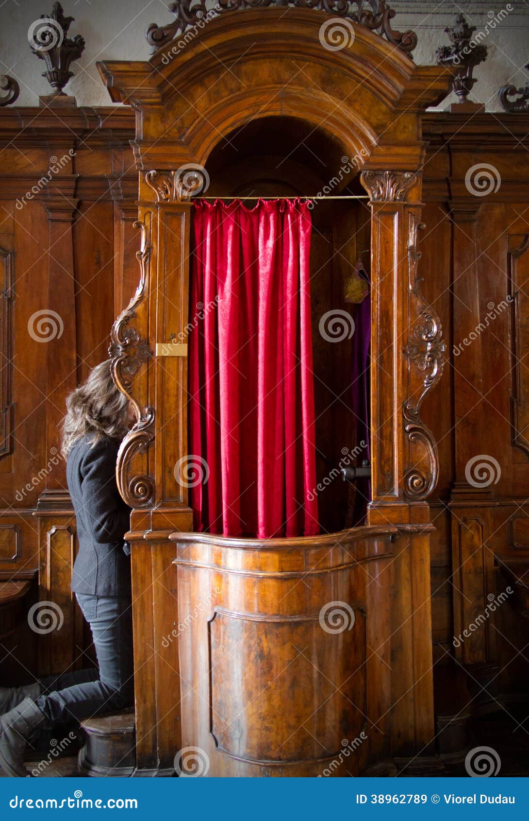 Confession stock image. Image of privacy, catholicism - 38962789
