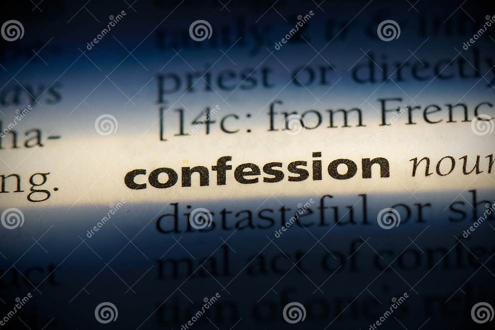 Confession stock photo. Image of isolated, highlighted - 161393052