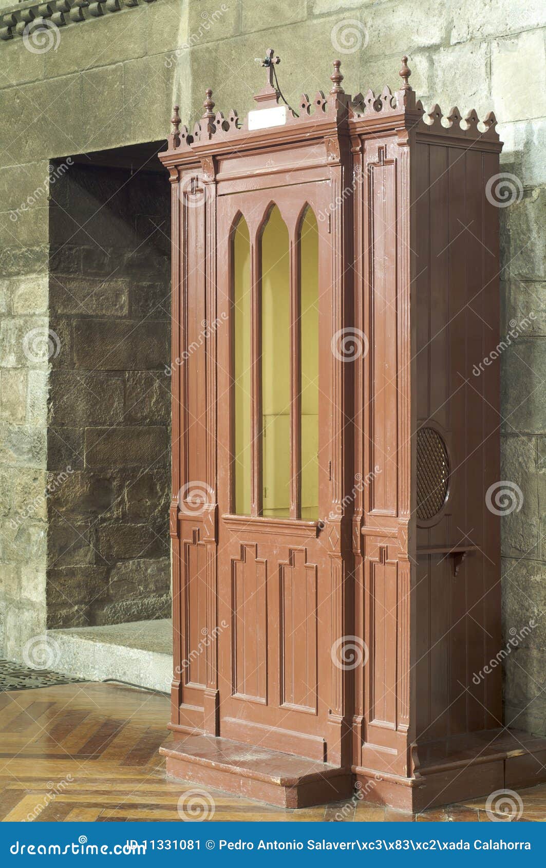 Confessional stock image. Image of ancient, chapel, decoration - 11331081