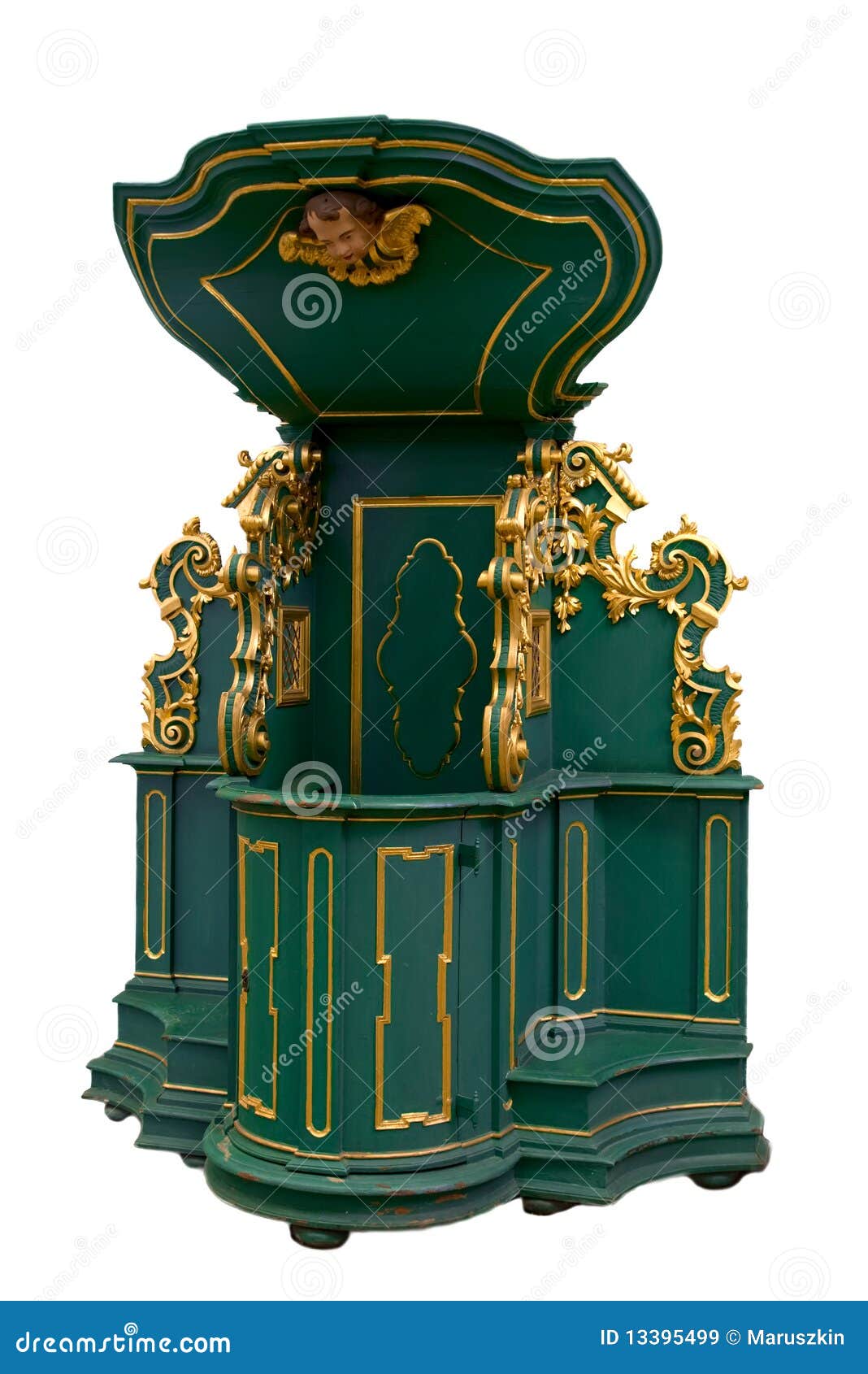 Confessional stock image. Image of christianity, white - 13395499