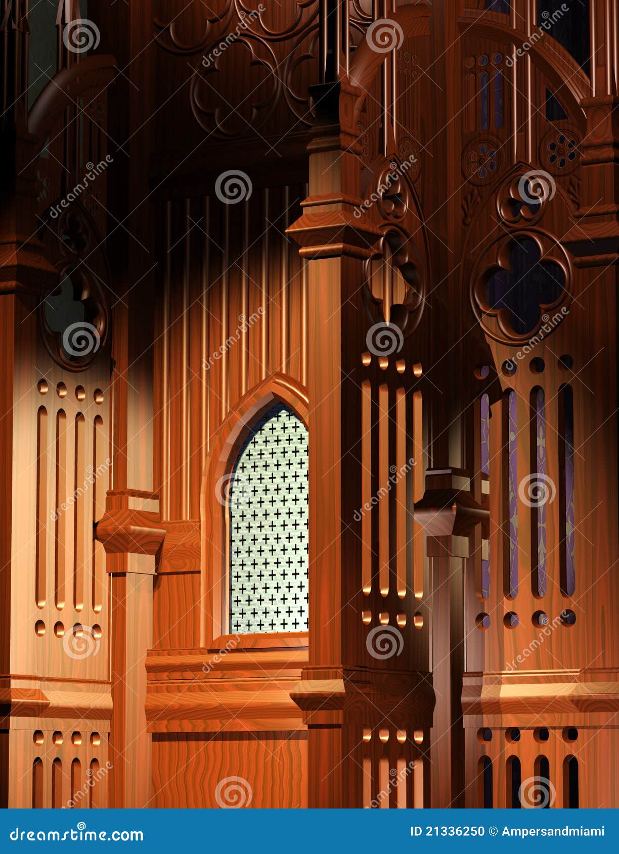 Confession Booth Vector Illustration | CartoonDealer.com #8486478