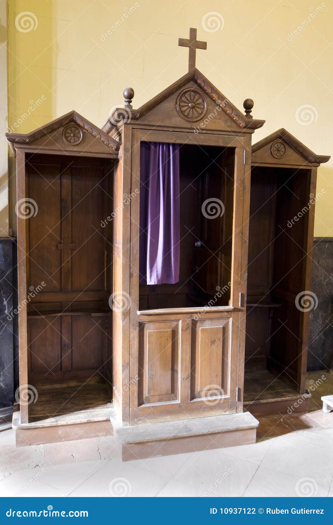 Confessional box stock photo. Image of quiet, secret - 10937122