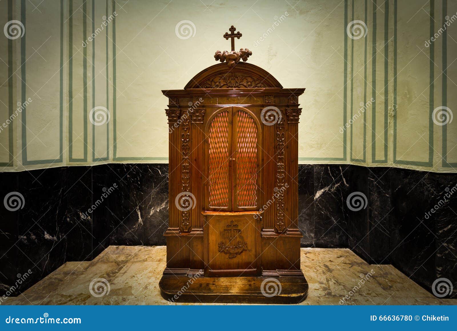 Confessional stock photo. Image of confessional, catholicism - 66636780