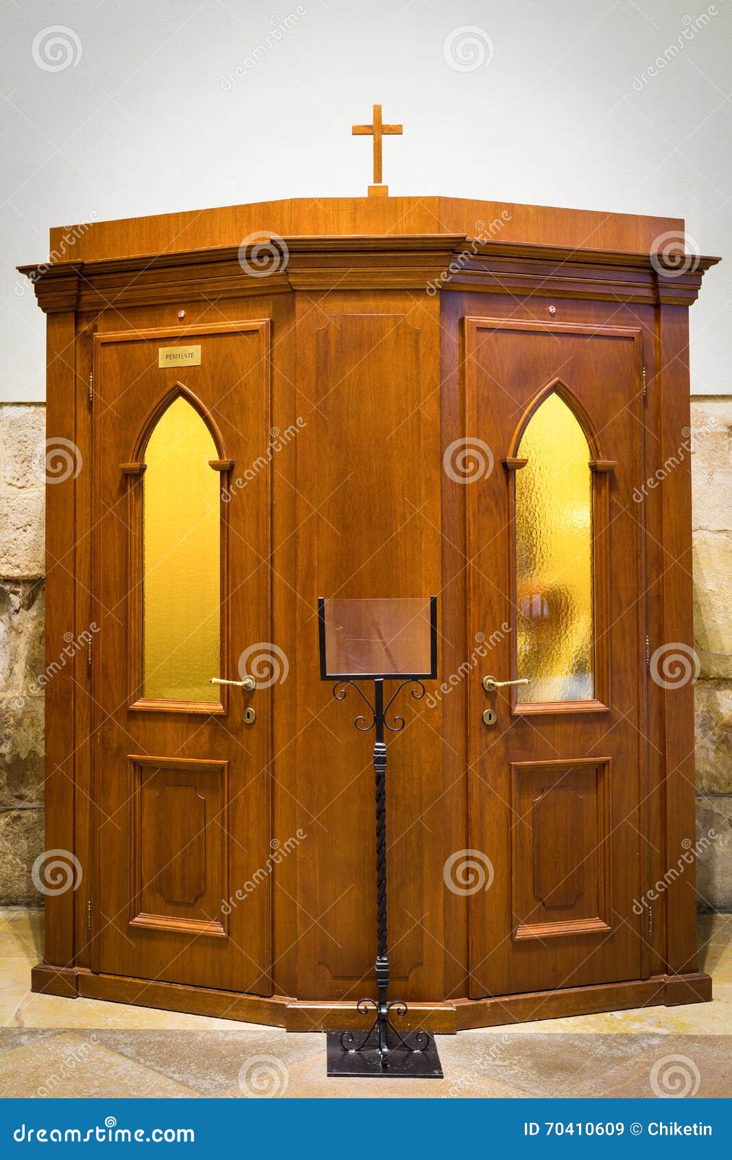 Confessional stock image. Image of confession, religion - 70410609