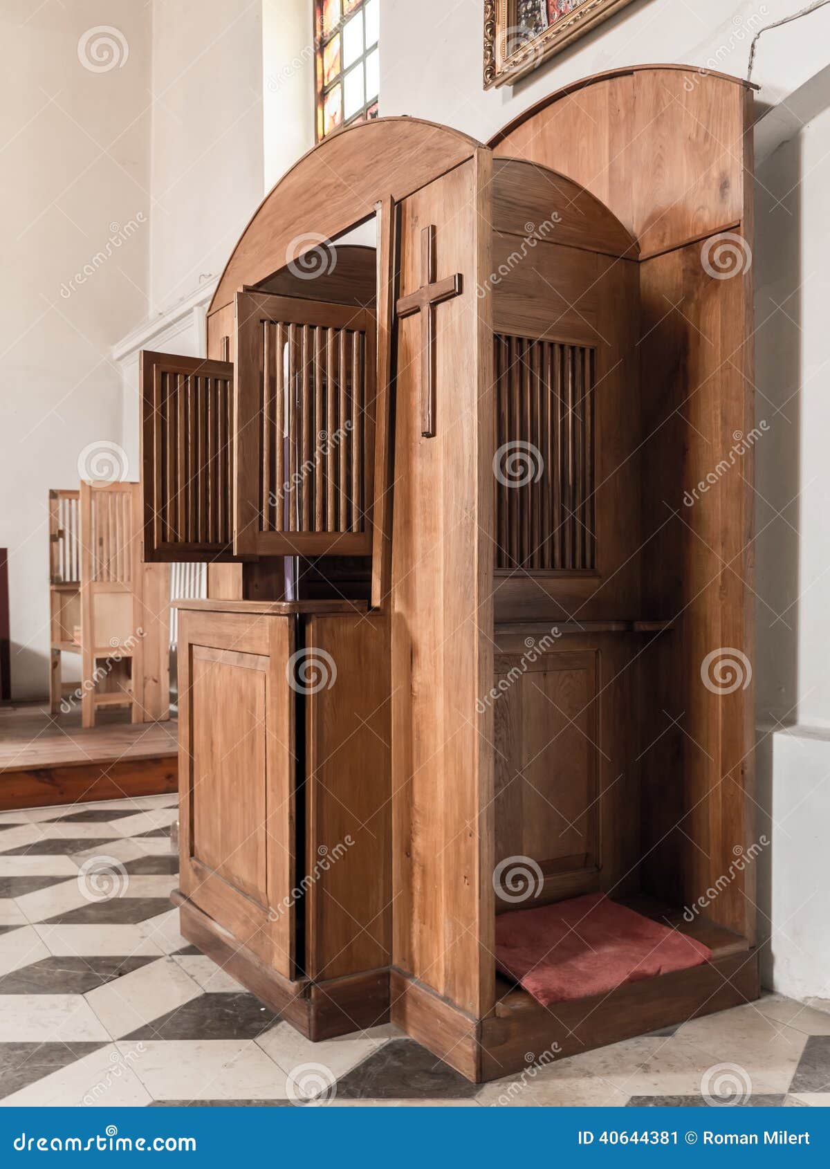 Confessional stock image. Image of guilt, catholic, booth - 40644381