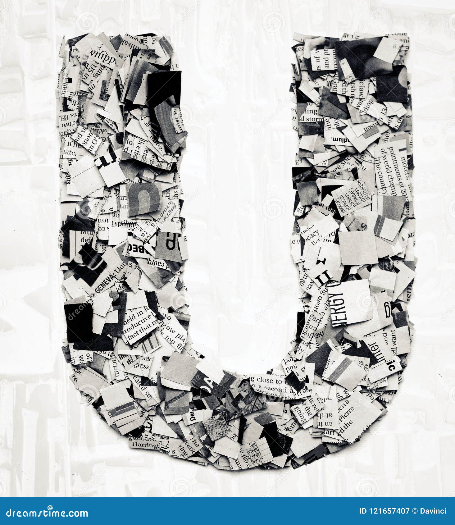 Letra U Del Periodico Para Fotos de stock - Fotos libres de regalías de ...