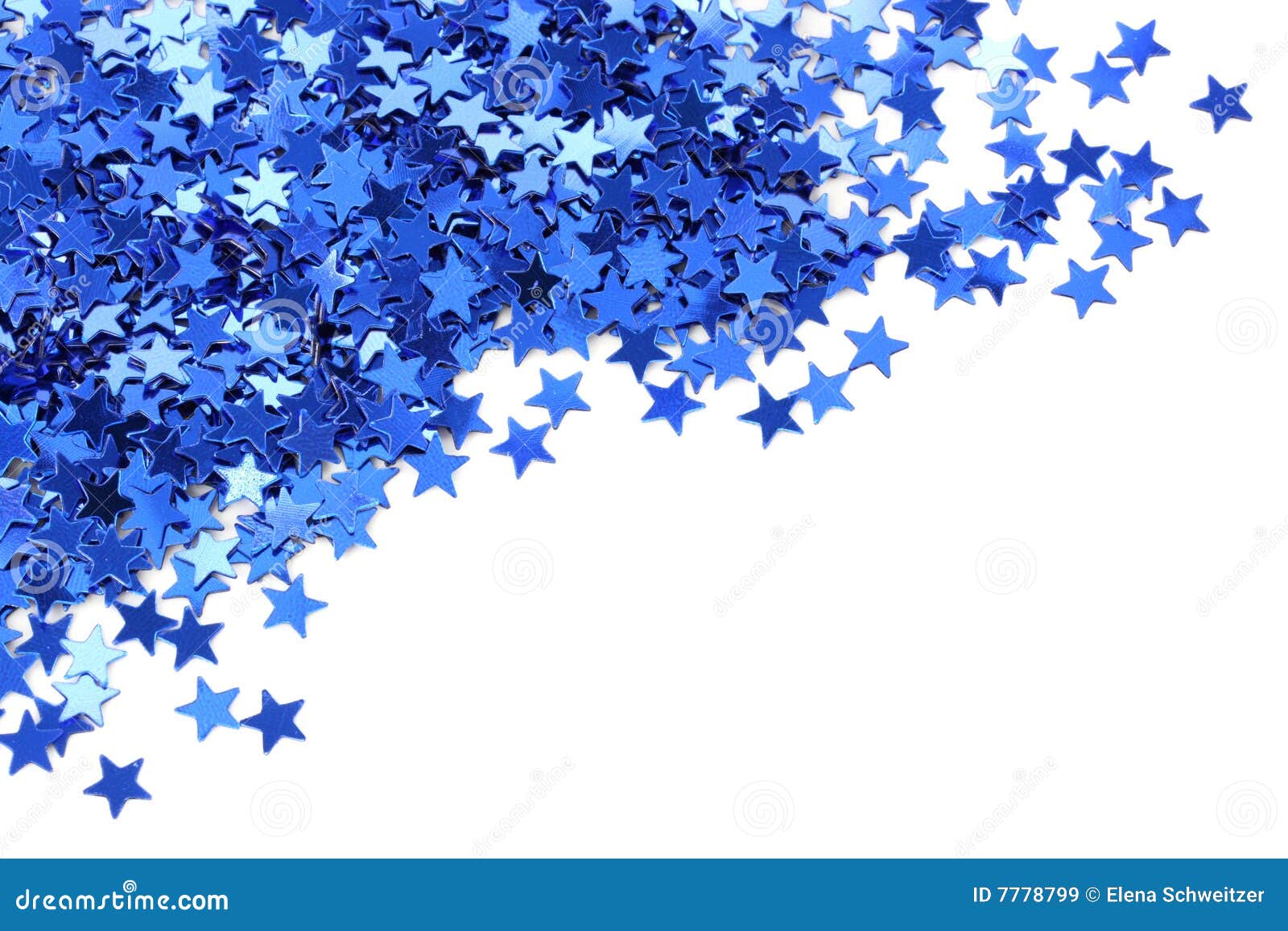 Confeti De Las Estrellas Azules Imágenes de archivo libres de regalías ...