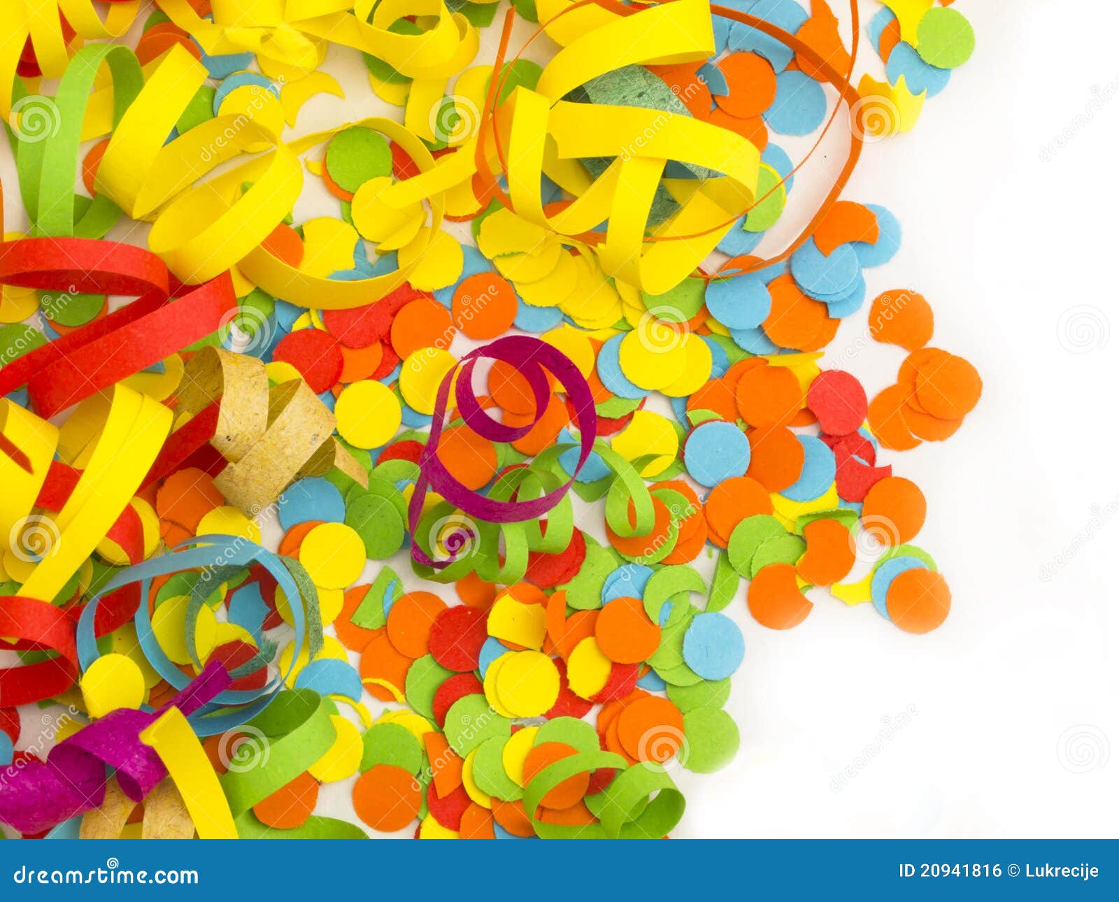 Confetti stock photo. Image of christmas, falling, abstract - 20941816