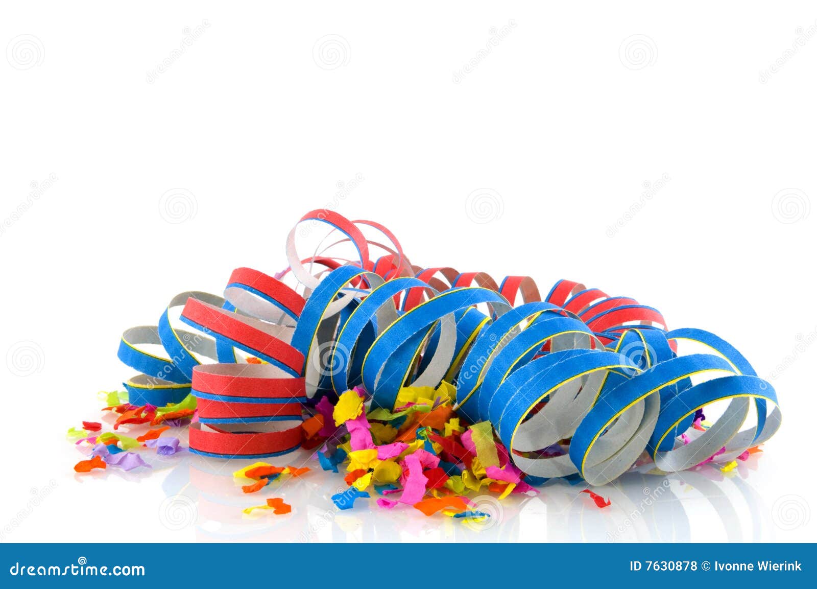 Confetti stock photo. Image of serpentine, party, cheerful - 7630878