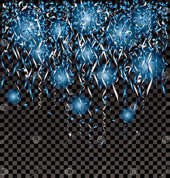 Confetti blue silver stock vector. Illustration of design - 87949699