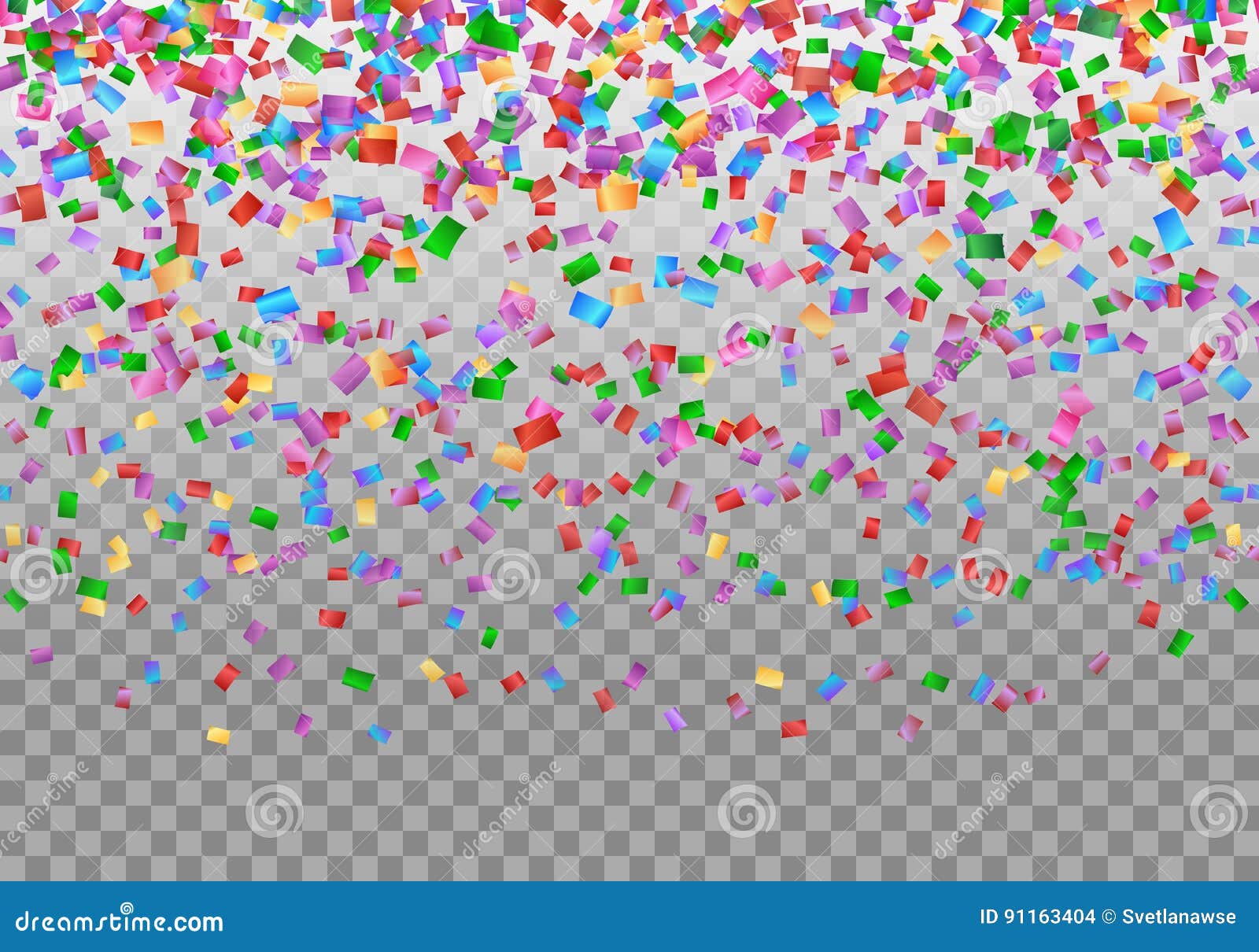 Confetti border backdrop stock vector. Illustration of ethnicity - 91163404