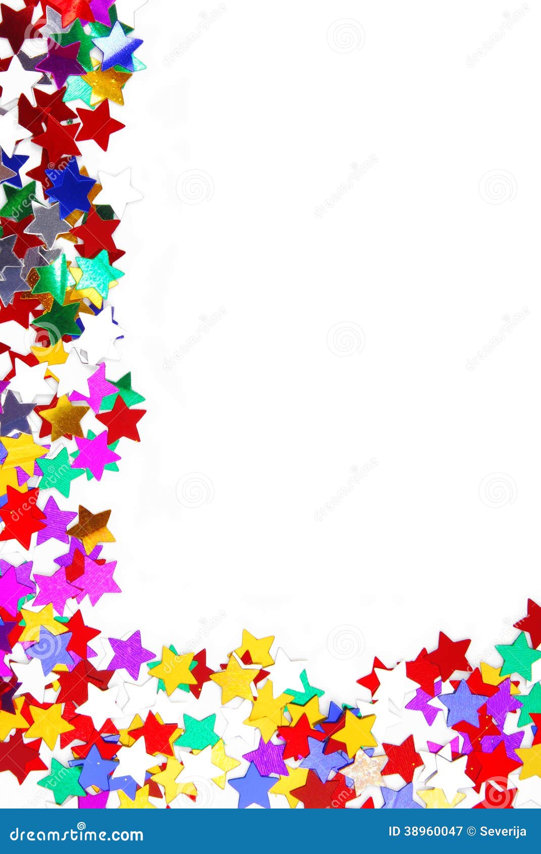 Confetti Border Frame Royalty-Free Stock Photography | CartoonDealer ...