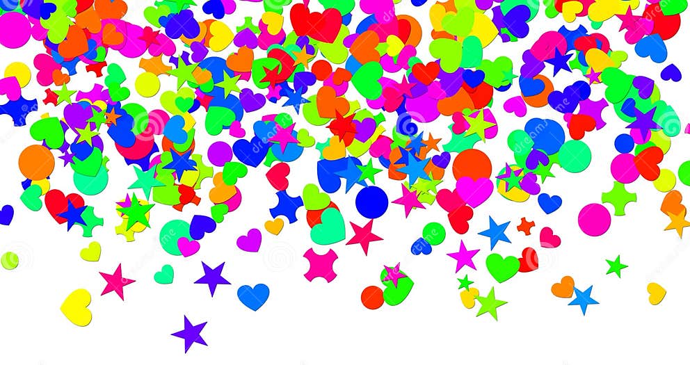 Confetti carnival stock illustration. Illustration of holiday - 12611107