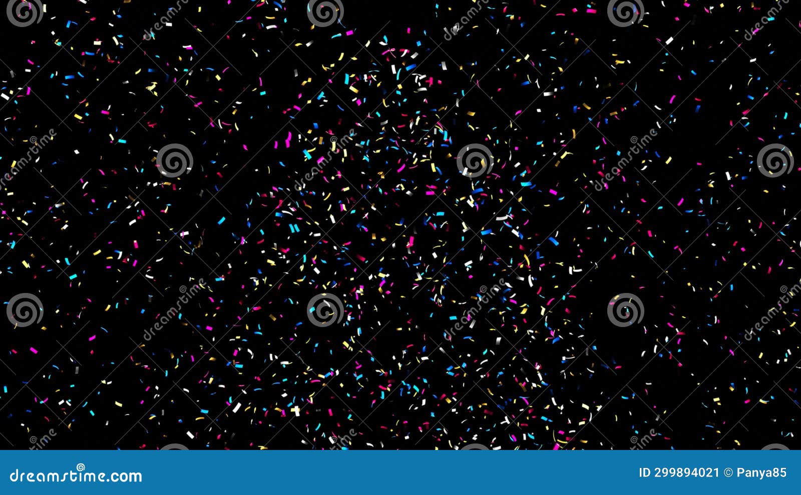 Confetti Explosion. Golden Falling Festive Particles Stock Image ...