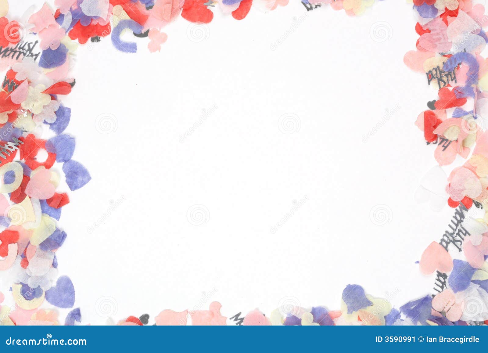 Confetti frame stock image. Image of confetti, celebration - 3590991