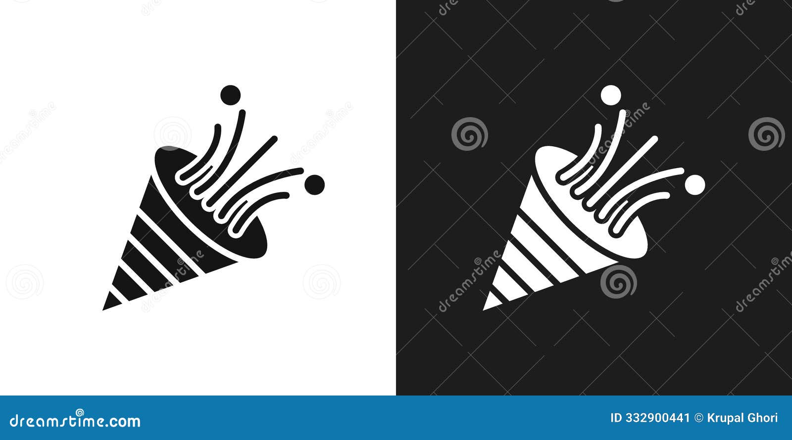 Confetti Icon Logo Set Vector Stock Vector - Illustration of ...