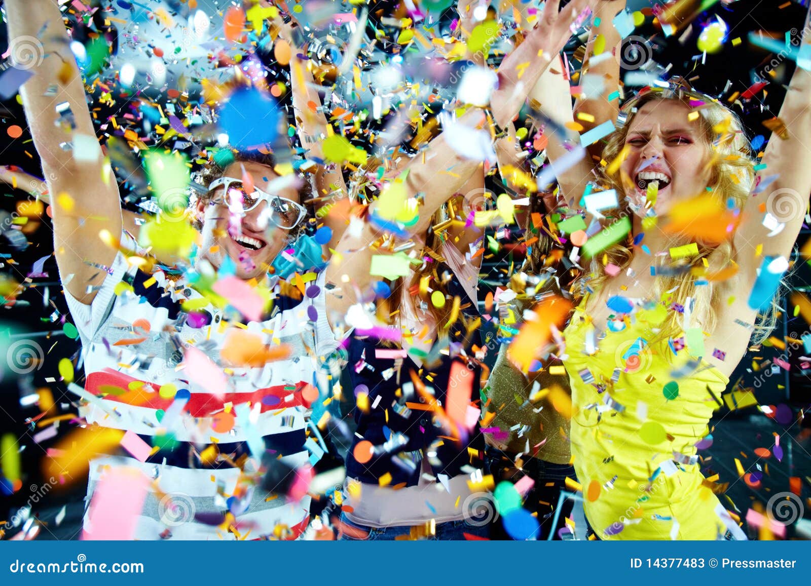 Confetti joy stock image. Image of celebrate, celebration - 14377483