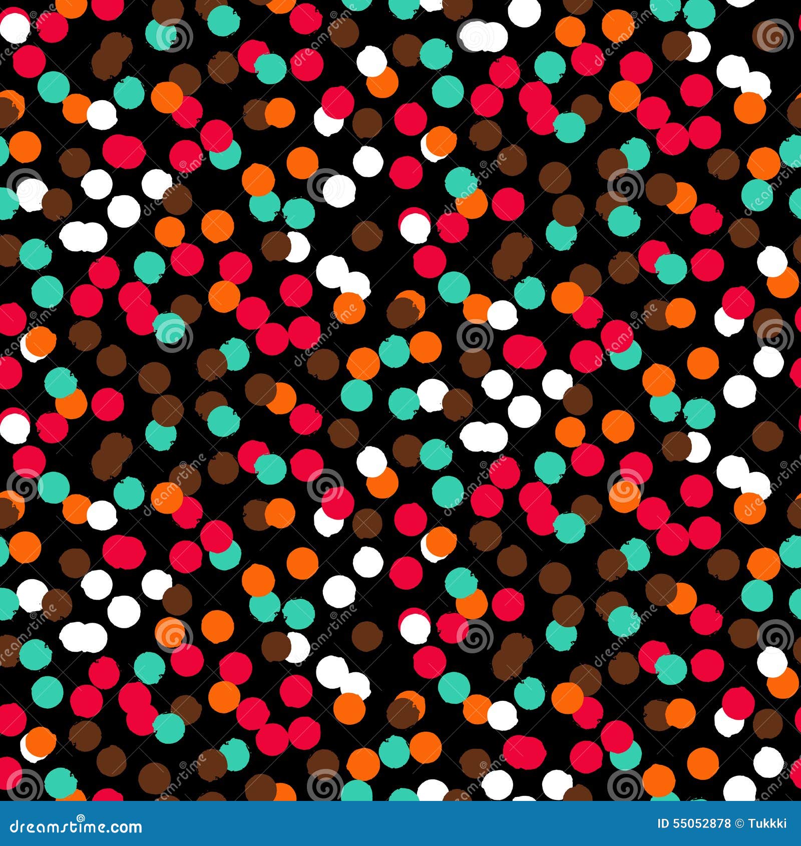 Confetti pattern stock vector. Illustration of print - 55052878