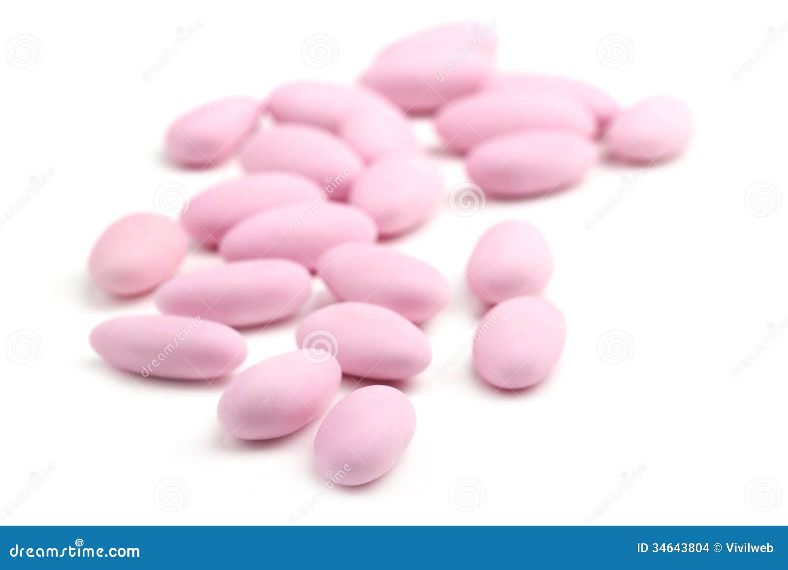 Confetti rosa fotografia stock. Immagine di femmina, comunione - 34643804