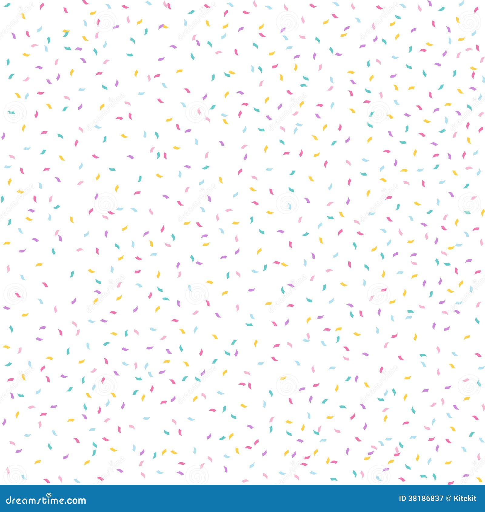 Confetti Seamless Background. Holiday Pattern for Your Design. S Stock ...