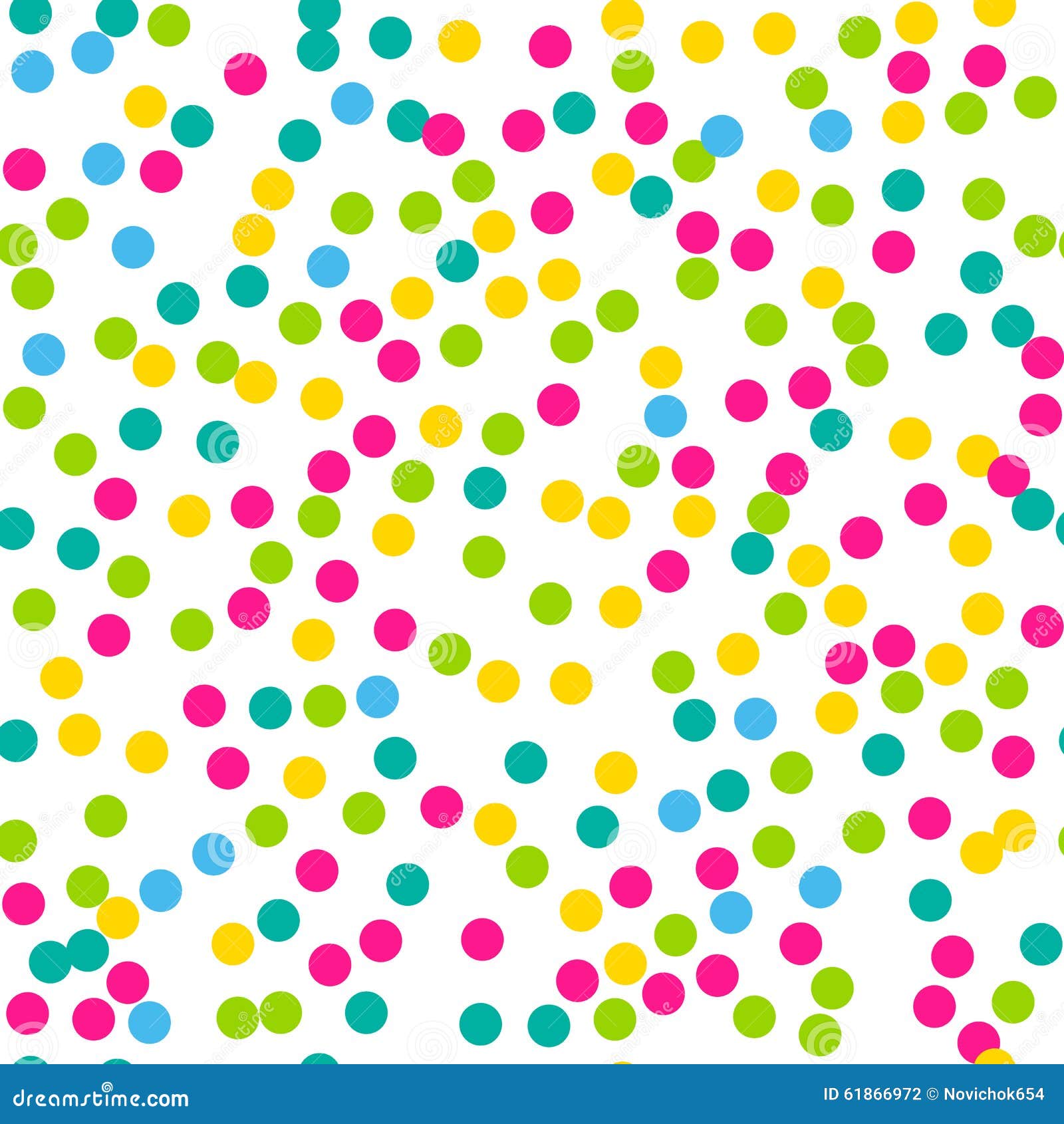 Confetti seamless pattern. stock vector. Illustration of luxury - 61866972